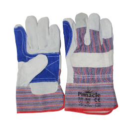Candy stripe rigger glove blue palm